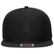 Wool Blend Snapback Flat Bill Hat