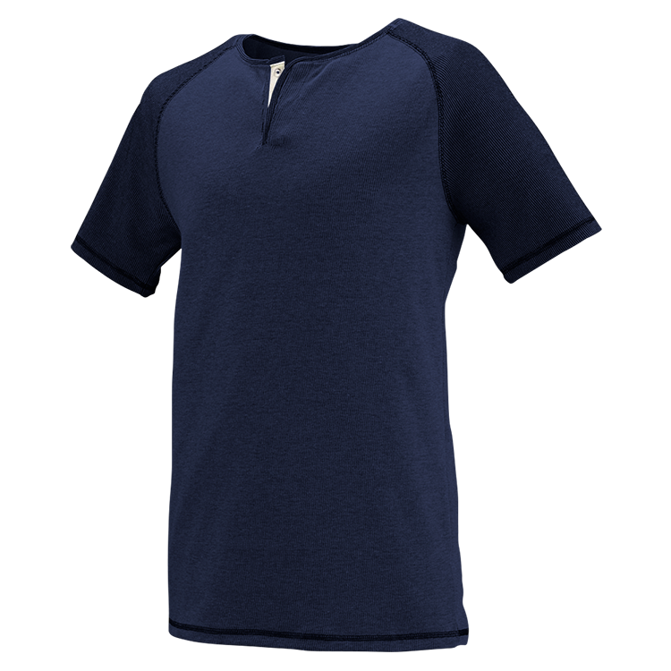 Adult Short Sleeve Henley