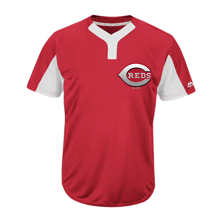 Custom Reds Two-Button Jersey - Reds-MAI383