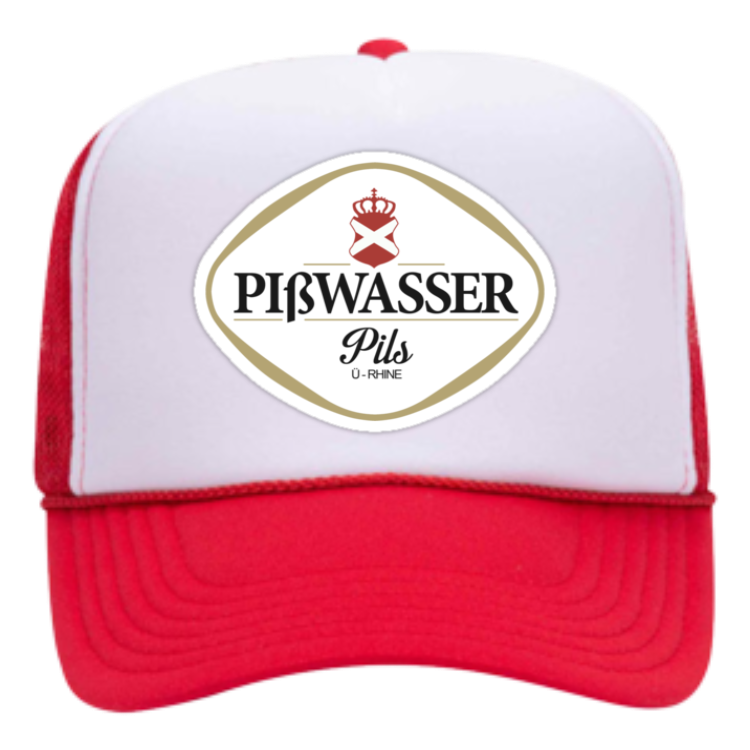 Pisswasser Create Printed Trucker Hat | Unisex Otto Cap Trucker Hat 39-169