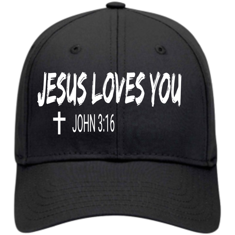 JESUS LOVES YOU BASEBALL CAP Baseball Hats Cheap