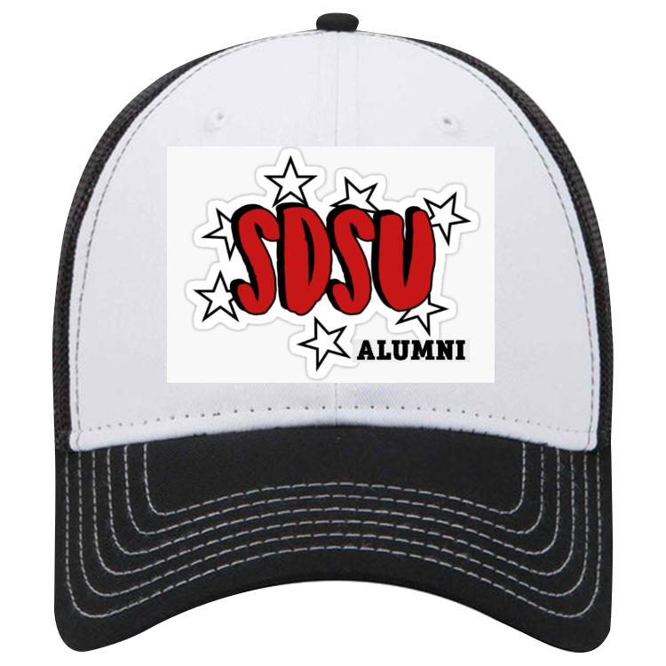 SDSU Stars Alumni Trucker Hat Do It Yourself Custom Printed Hat ...