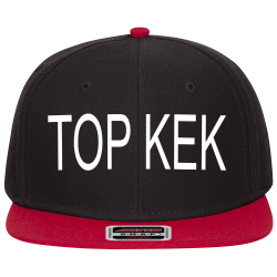 Wool Blend Snapback Flat Bill Hat