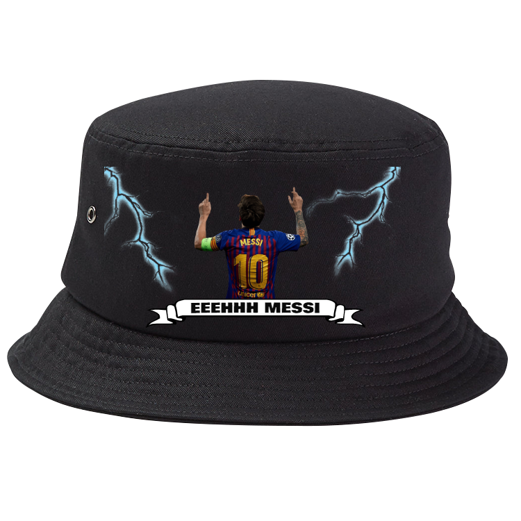 EEEHHH MESSI EEEHHH MESSI Design Custom Printed Bucket Cap | Unisex Big ...