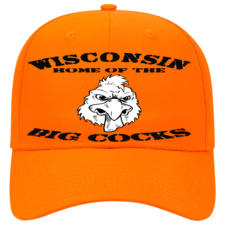 WISCONSIN Home of the BIG COCKS Neon Pro Style Hat Otto Cap