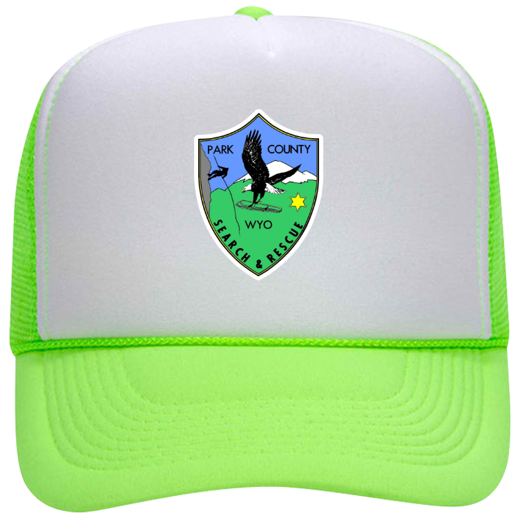 Sar White Front Neon Trucker Hat Otto Cap