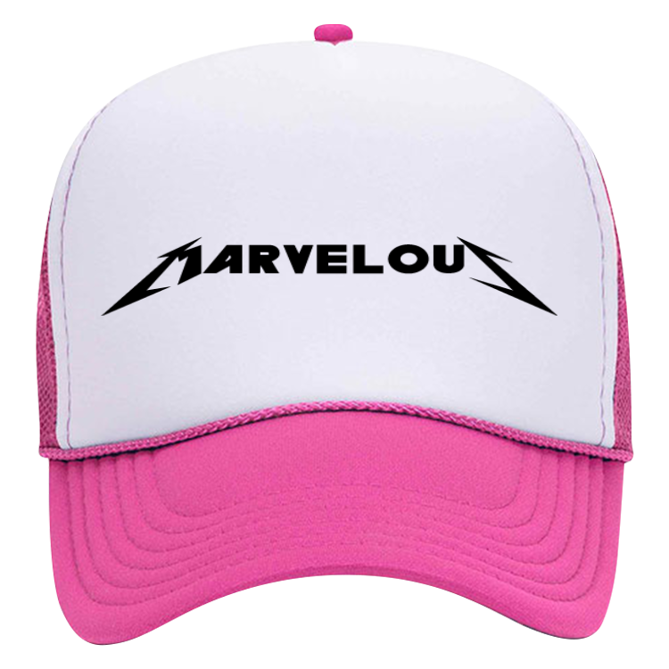marv pink Design Custom Printed Trucker Hat | Unisex Otto Cap Trucker ...