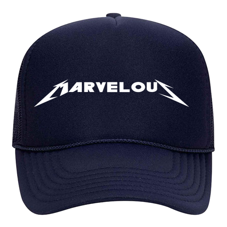 marv white Design Custom Printed Trucker Hat | Unisex Otto Cap Trucker ...