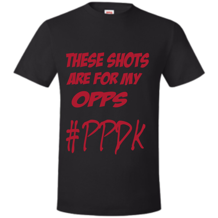 These shots for my opps pdk Custom Screen Printed Hanes T-Shirt