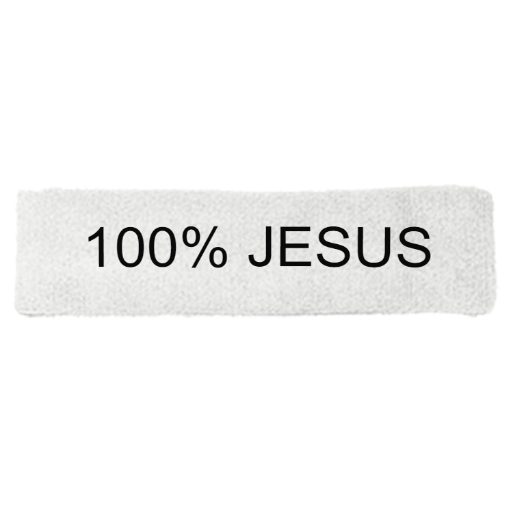 100 JESUS Custom Headbands - Design Your Own 100% Terry Cloth Unisex ...