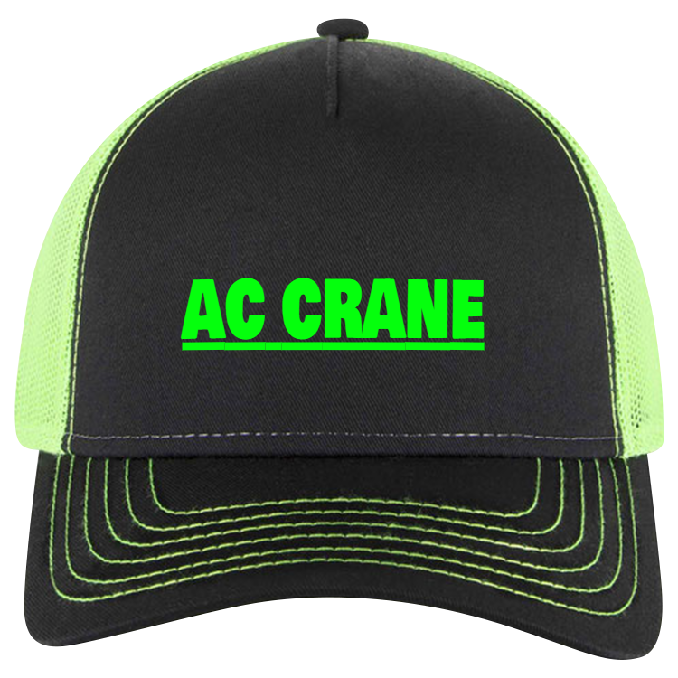 AC CRANE Design Screen Printed Hat | Unisex Otto Cap Hat 102-1318