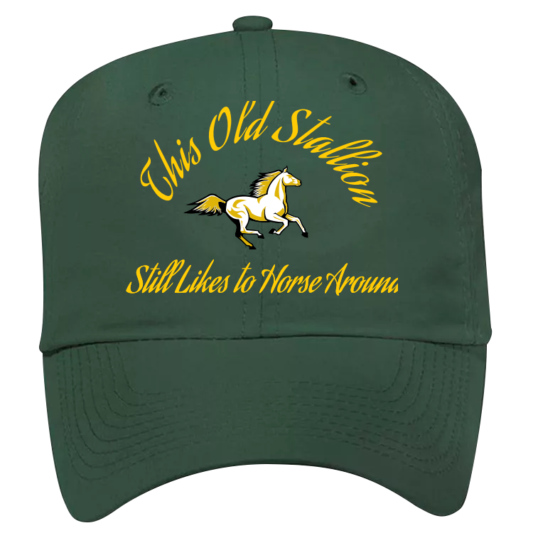 This Old Stallion Still Likes to Horse Around Baseball Hats Cheap