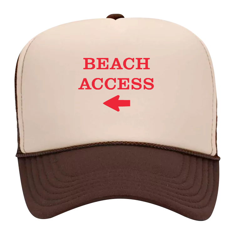 beach access Create Printed Trucker Hat | Unisex Otto Cap Trucker Hat ...
